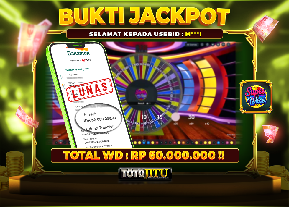 TOTOJITU - Bandar Togel pasti membayar kemenangan member hingga lunas