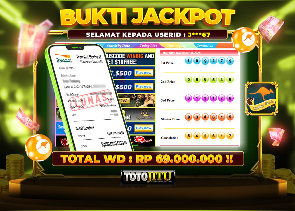 TOTOJITU - Bandar Togel pasti membayar kemenangan member hingga lunas